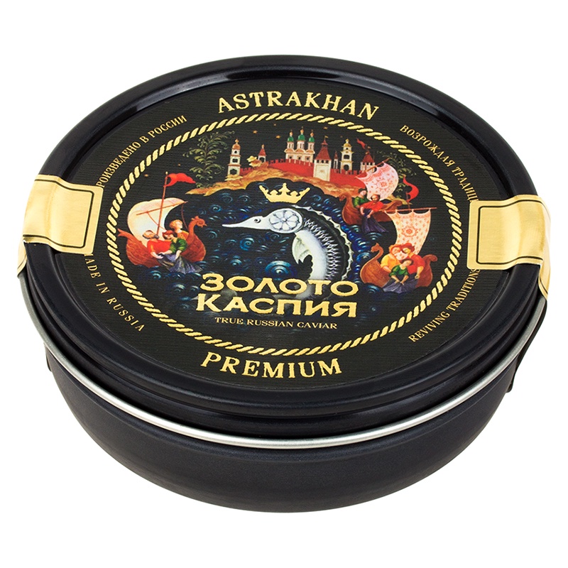 ⚫️ ИКРА ЗОЛОТО КАСПИЯ ПРЕМИУМ, 250 гр.