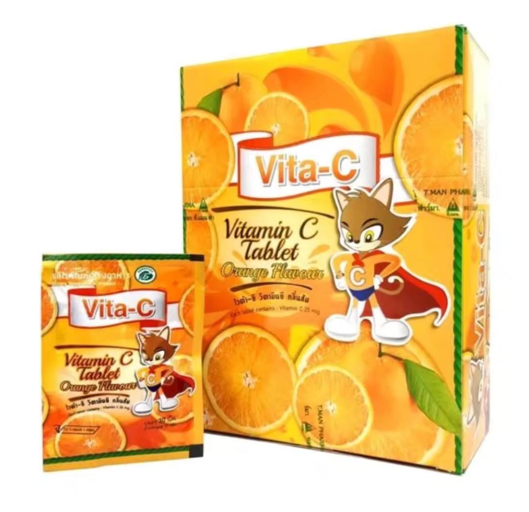 Тайские витамины Vita C 30 таблеток
